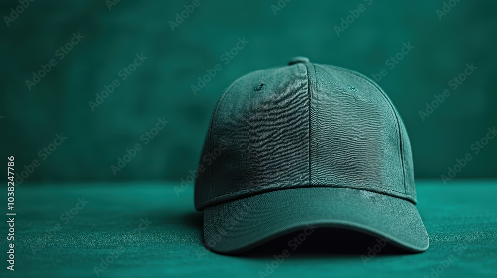 blank green cap mockup for design presentation mockup or print ...