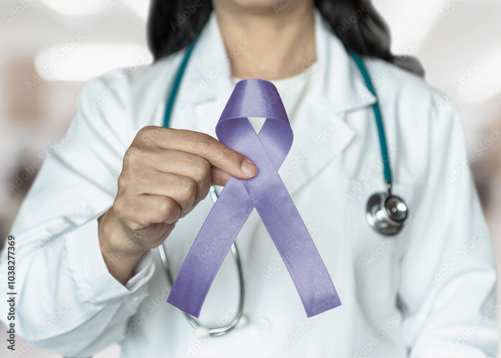 Periwinkle blue ribbon awareness for stomach,small intestine ...