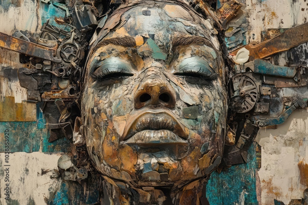 Various forms of art with an assemblage and fusion approach, showcasing ...