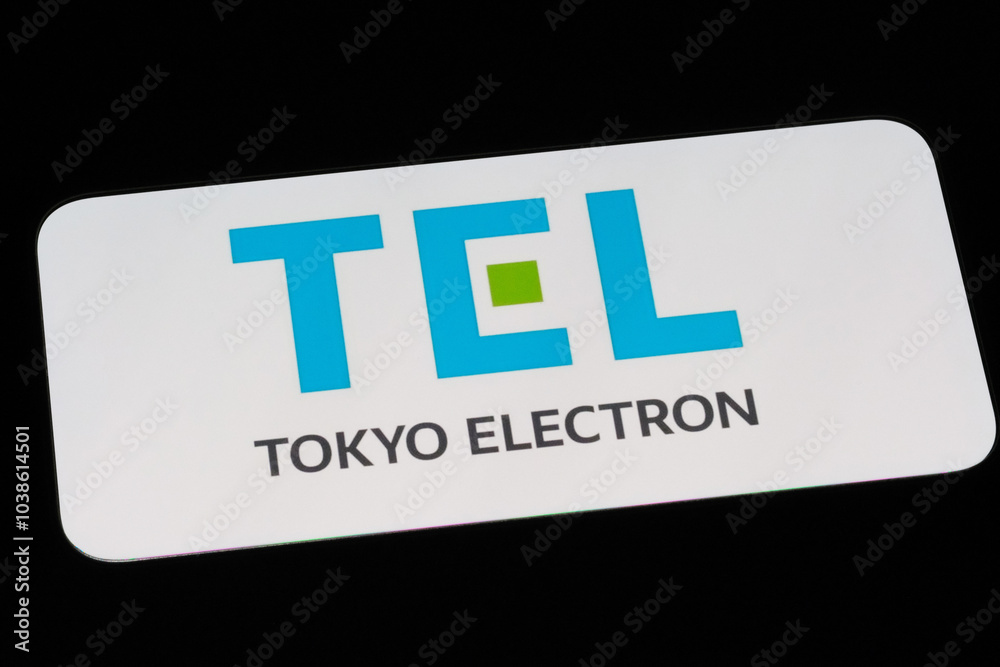 Shanghai,China-Oct.20th 2024:Tokyo Electron company brand logo on phone ...