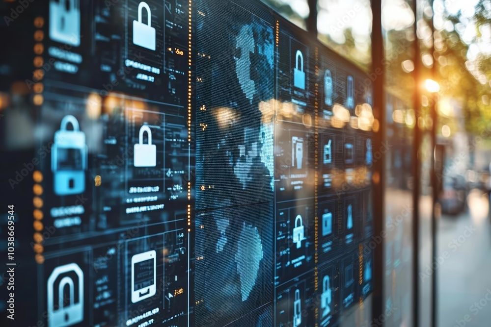 Cybersecurity concept of Concept of cyber security, information ...