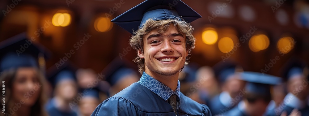 Photo & Art Print Academic milestone: graduation from university, the ...
