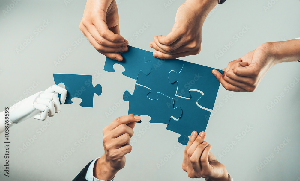 Futuristic HR recruitment with productive automation working in ...