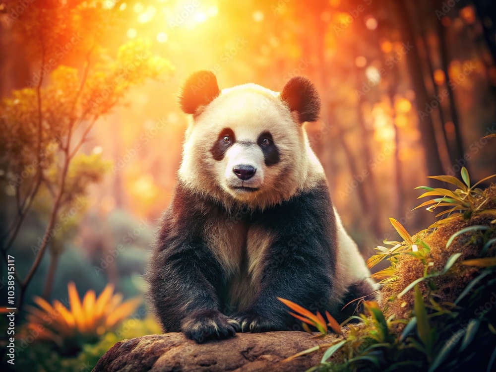 Bring the playful spirit of pandas into your home with vintage panda ...