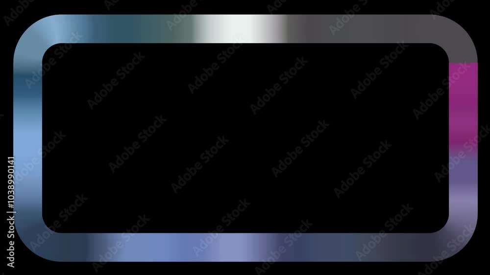 Border frame for design. Seamless loop video.animated frame for video ...