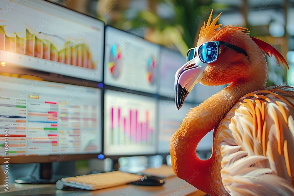 Business Analyst Utilizing KPI Charts and Metrics on Analytics ...