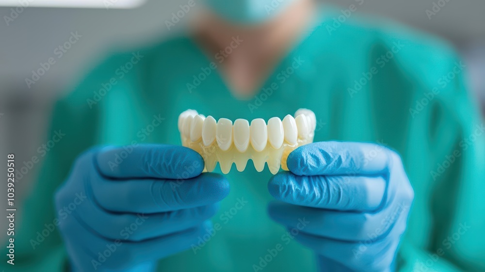 Medical device innovation being created by a 3D printer, with digital ...