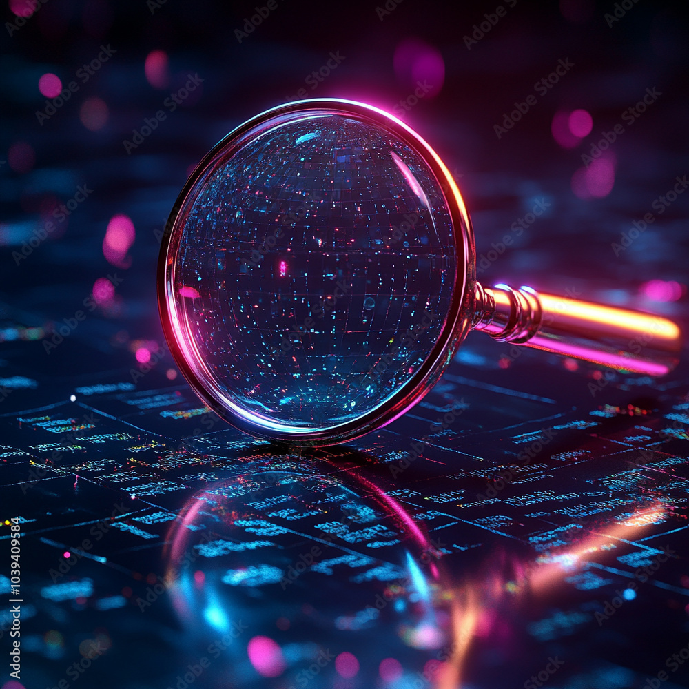 Exploring the power of focus a magnifying glass igniting light beams ...