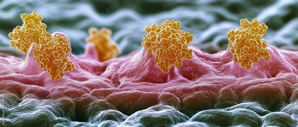 Microscopic View of Brain Cancer: Rapid Cell Division of Cancer Cells ...