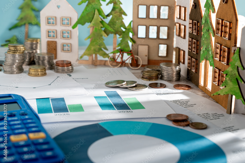 Real Estate Market Outlook: Analysis and Projections Stock Photo ...