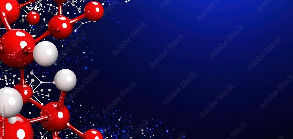 3d Visualization Of Molecules Highlighting The Importance Of Molecular Biology Genetic