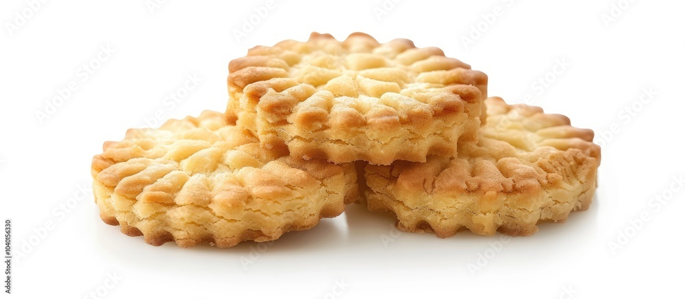Danish butter cookies by Varians on a white background for commercial ...