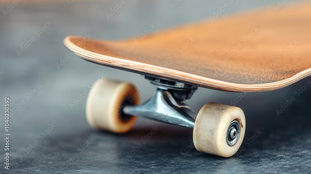 Skateboard Components Close-Up, intricate view of the connection ...