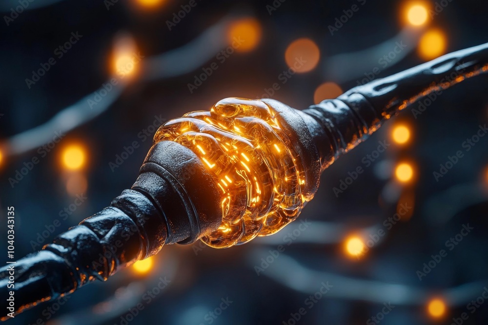 Action potential along a neuron, with voltage-gated ion channels ...