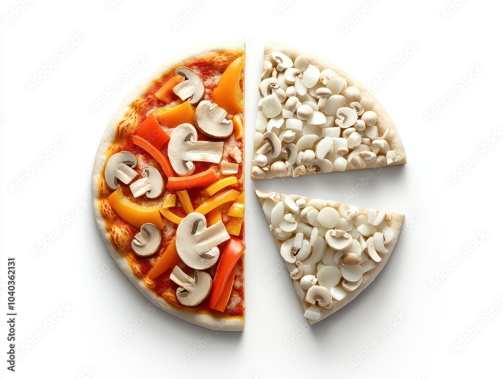 Cartoon Diagram of the Pizza Making Process Stock Illustration | Adobe ...