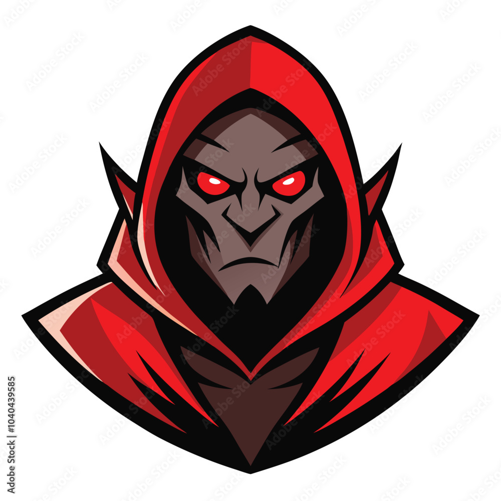 Assassin Head Gaming Mascot Logo Vector Fierce Esports Avatar ...