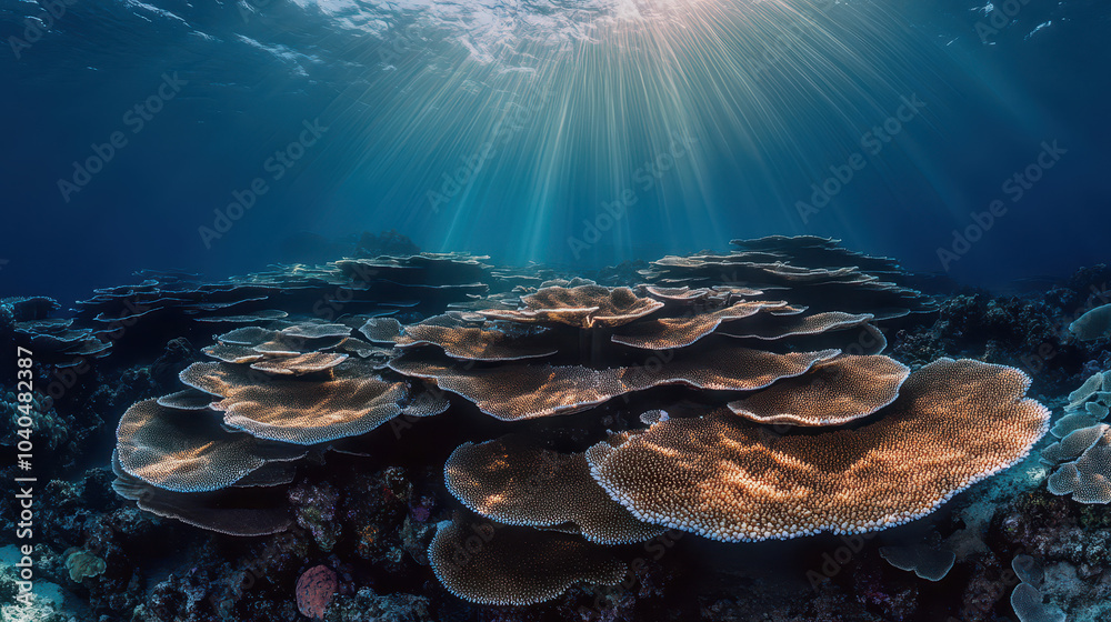 Illuminated Coral Reefs: Captivating Underwater Topography at First ...