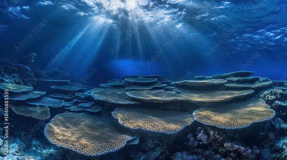 Illuminated Coral Reefs: Captivating Underwater Topography at First ...