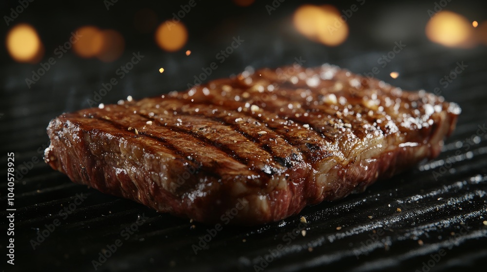 Grilled beef steak collection, ultra-realistic 3D render, brisket ...