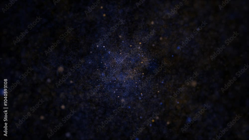 Flying at hyperspace warp speed through a tunnel of glowing blue and ...