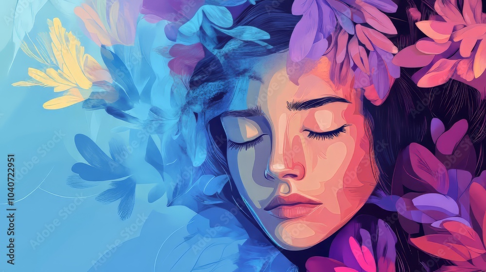 Visualize the weight of sadness Adobe Illustrator Stock Illustration ...