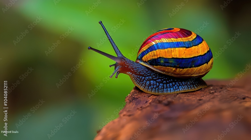 Snails : Polymita picta or Cuban snails one of most colorful and ...