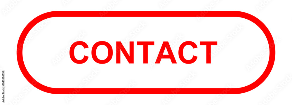 Contact Web outline Button UI, App Button, Call To Action, CTA. Vector ...