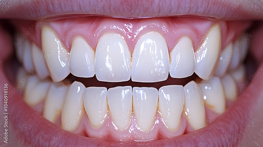 Before-and-after images of a patient's orthodontic journey, showing ...