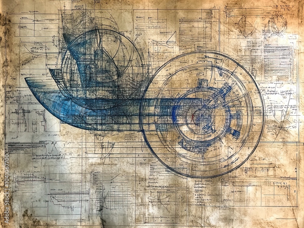 Timeless Blueprint: A Fusion of Art and Science Perfect for Sports ...