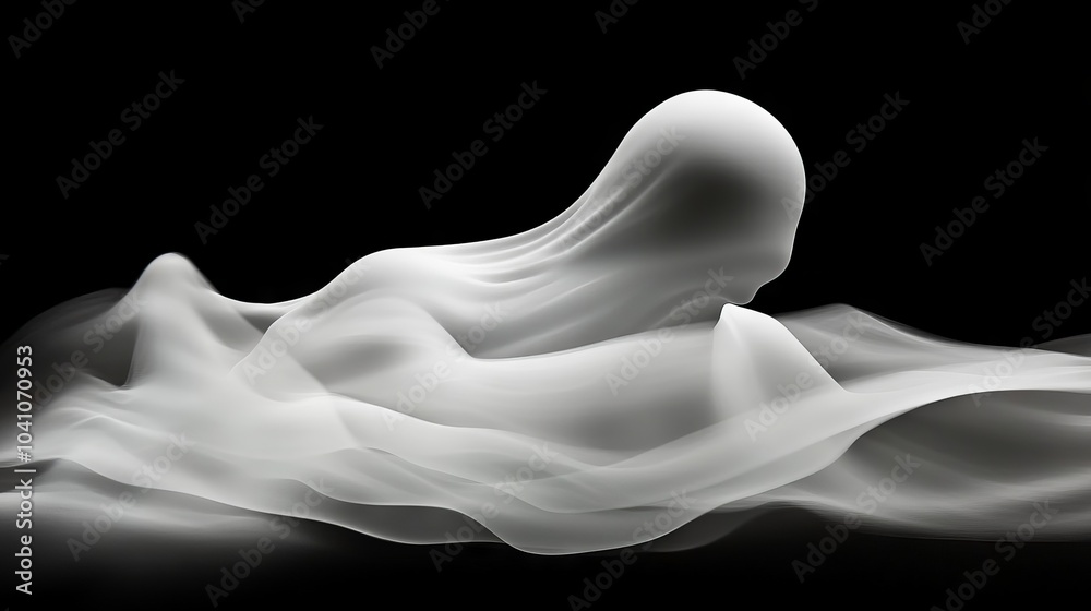 curling mist tendrils, abyssal dark backdrop, occult atmosphere ...