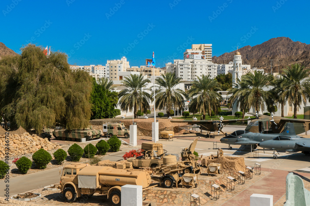 Muscat, Oman - April 10, 2024: Explore the Sultans Armed Forces Museum ...