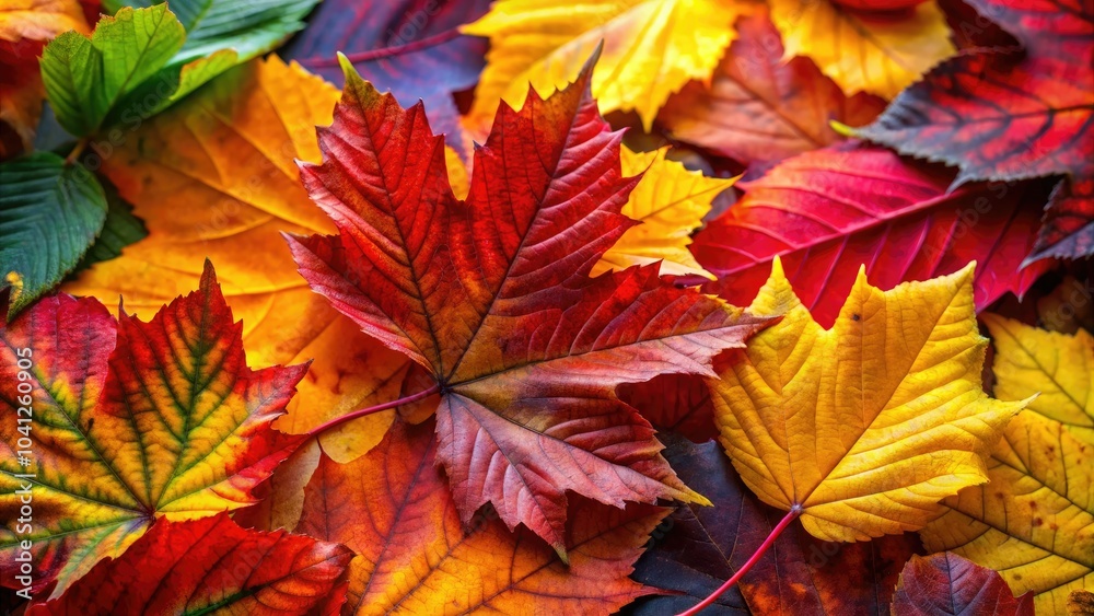 Experience stunning 4K vibrant autumn leaves overlays, perfect for ...