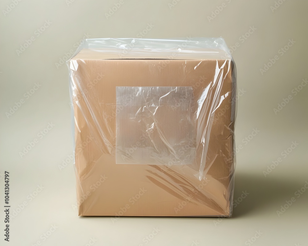 Transparent Parcel Box Revealing Exciting Contents Representing ...