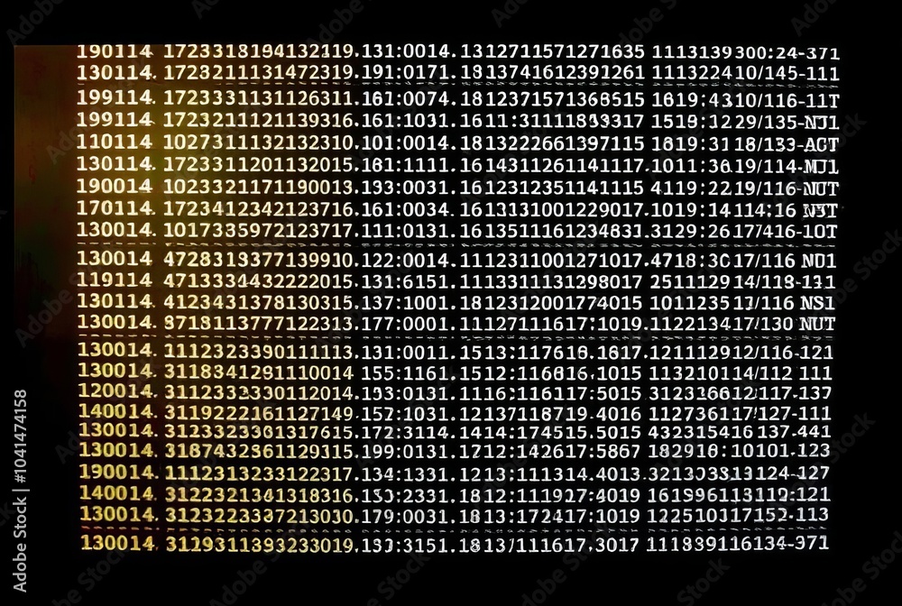 ASCII Mirror A mirror that converts the reflection into ASCII ch Stock ...