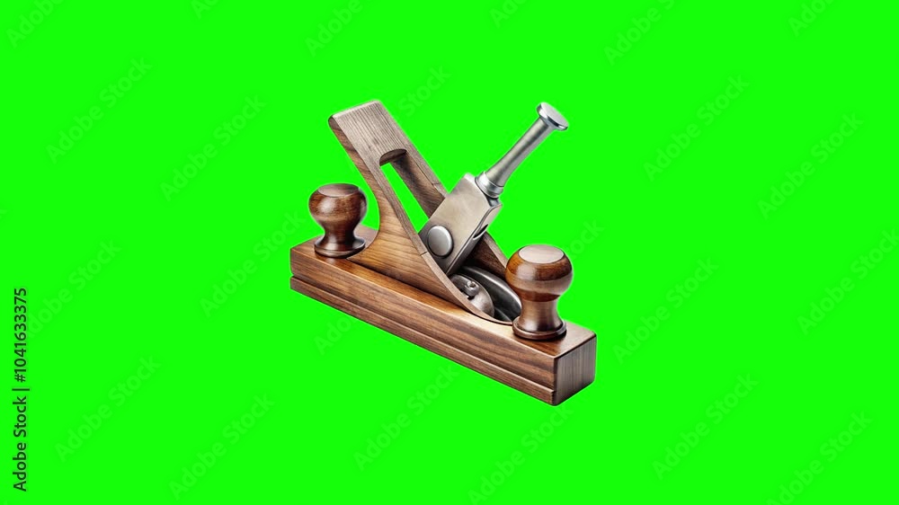 Carpenter tools green screen animation motion graphic with chroma key ...