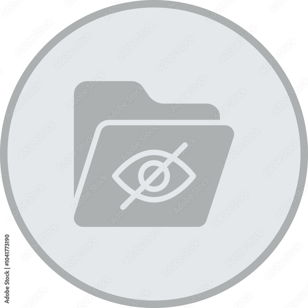 Poster Hidden Folder Icon Design – Wall Art | UkPosters