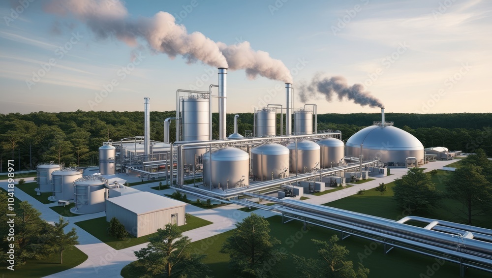 Eco-friendly hydrogen plant with integrated CO2 capture, creating ...