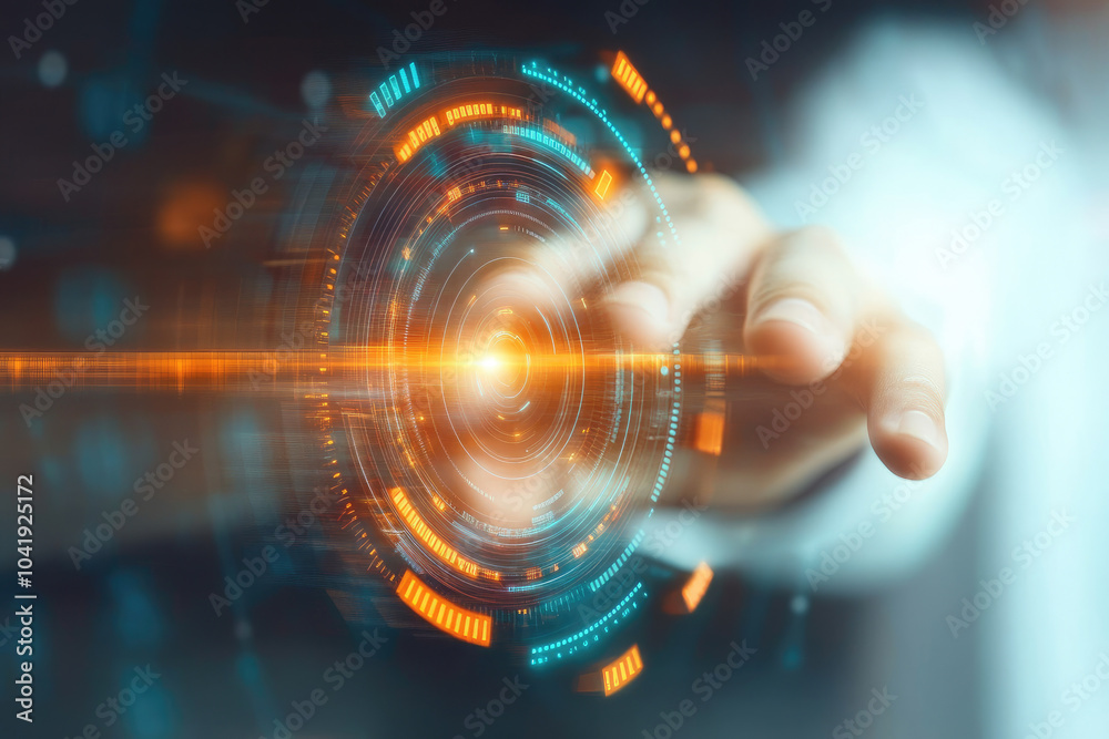 Timeline design template, circular markers highlight key presentation ...