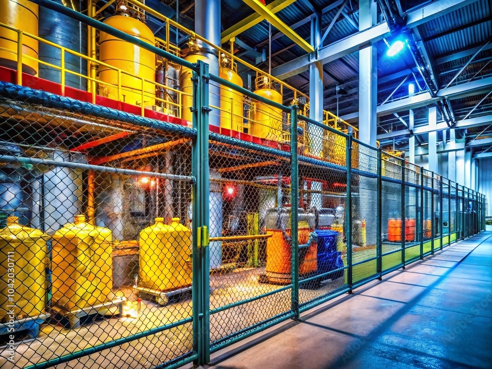 Steel Mesh Gas Cylinder Storage Area: Safety and Hazard Awareness in ...