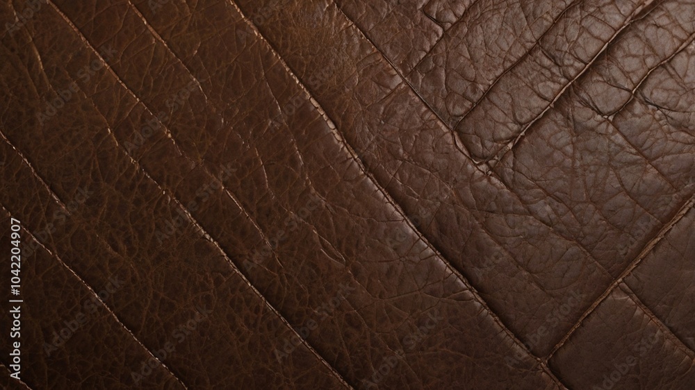 Leather texture background. Brown leather texture. Seamless brown ...