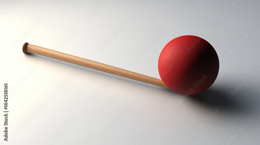 Hurling Stick and Ball: An Action-Packed Scene Depicting the ...