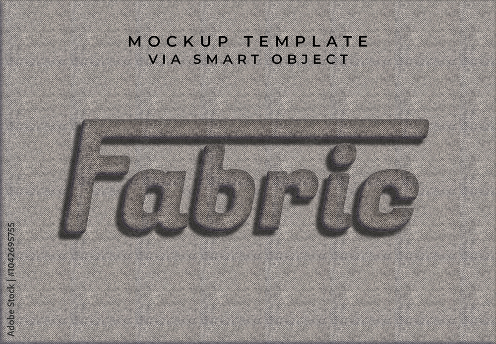 Fabric Logo Mockup Layout Stock Template | Adobe Stock