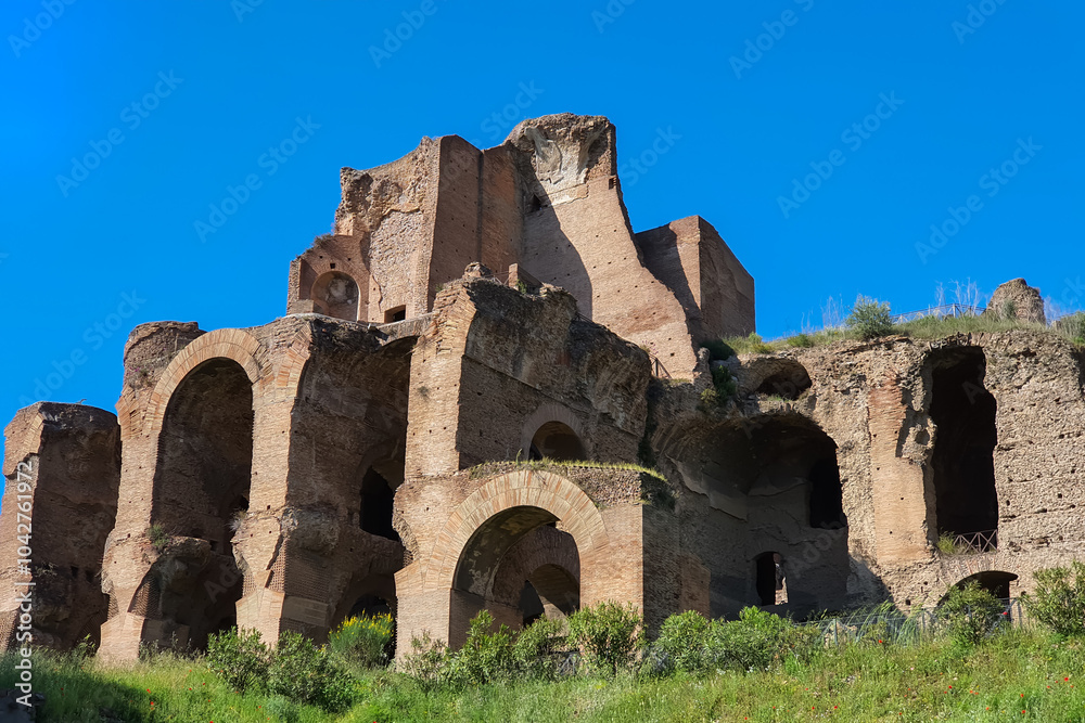 Poster Ruins of the Temple of Apollo Palatine: Ancient Roman temple ...