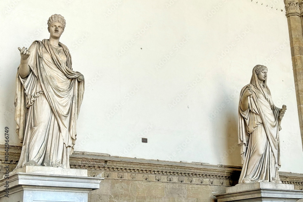 The portrait statues of Agrippina the Younger and the Sabine Woman by ...