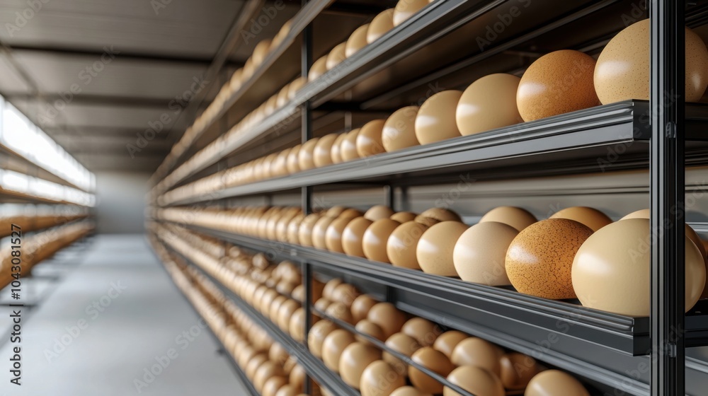 3D model of an automated egg collection system for efficient poultry ...