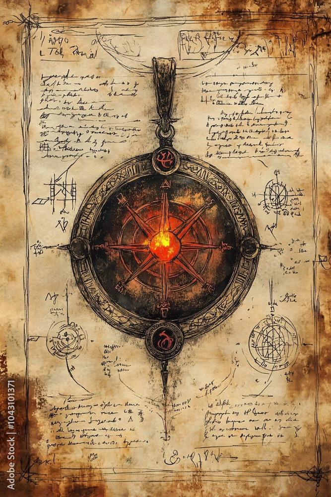 Ancient compass of secrets a mystical guide through time and knowledge ...