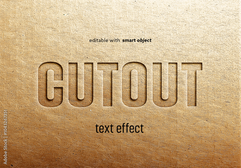 Paper Cutout Effect Stock Template | Adobe Stock