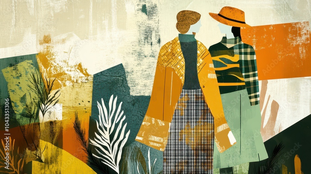 Preppy Fashion Revival: Earth Tones & Forest Greens with Silhouettes ...