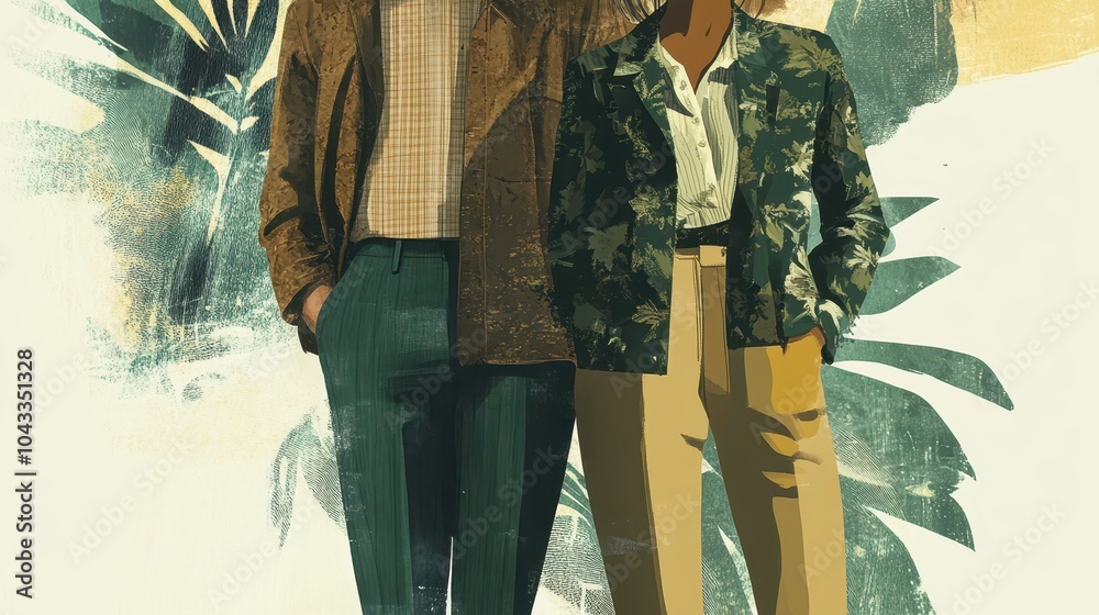 Preppy Fashion Revival: Earth Tones & Forest Greens with Silhouettes ...