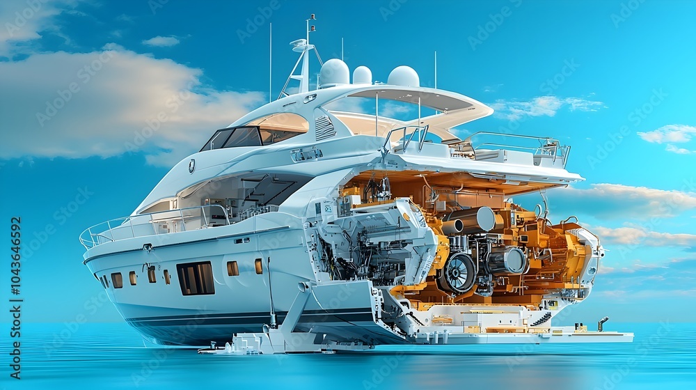 Comprehensive Cross section of the Interior and Exterior Layout of a ...